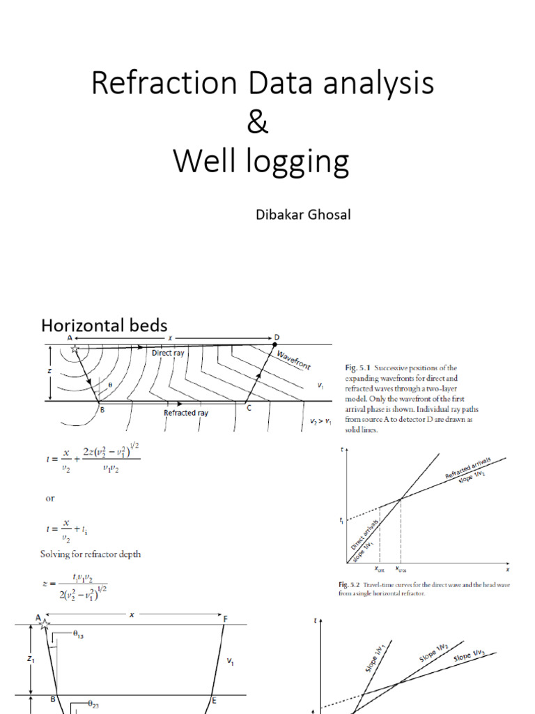 3 - Refraction Data Analysis | PDF