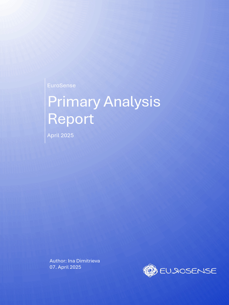 EuroSense Primary Analysis Report 2025 | PDF | Narrative