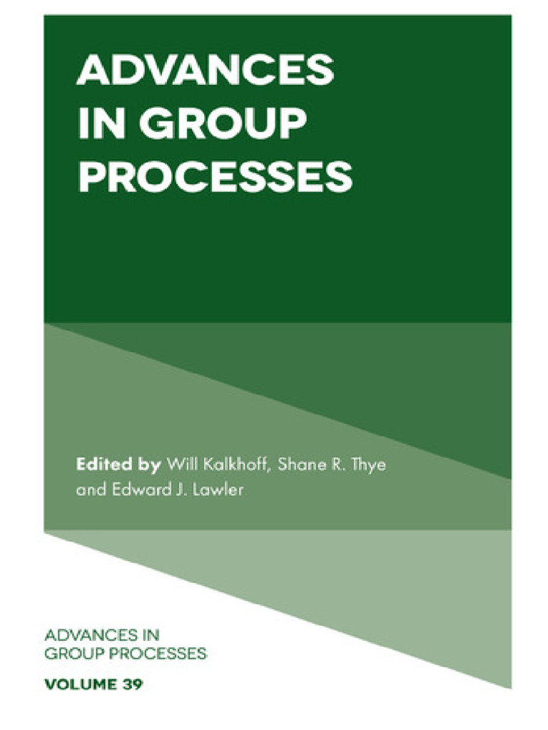 Advances in Group Processes | PDF