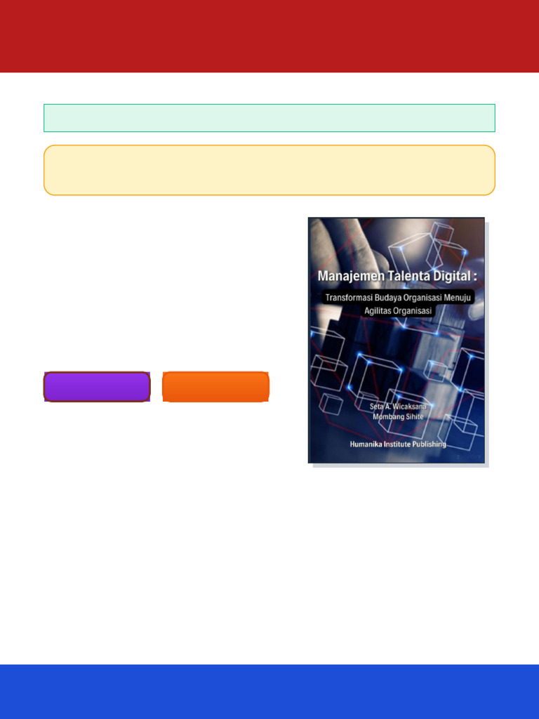 Manajemen Talenta Digital untuk Agilitas | PDF