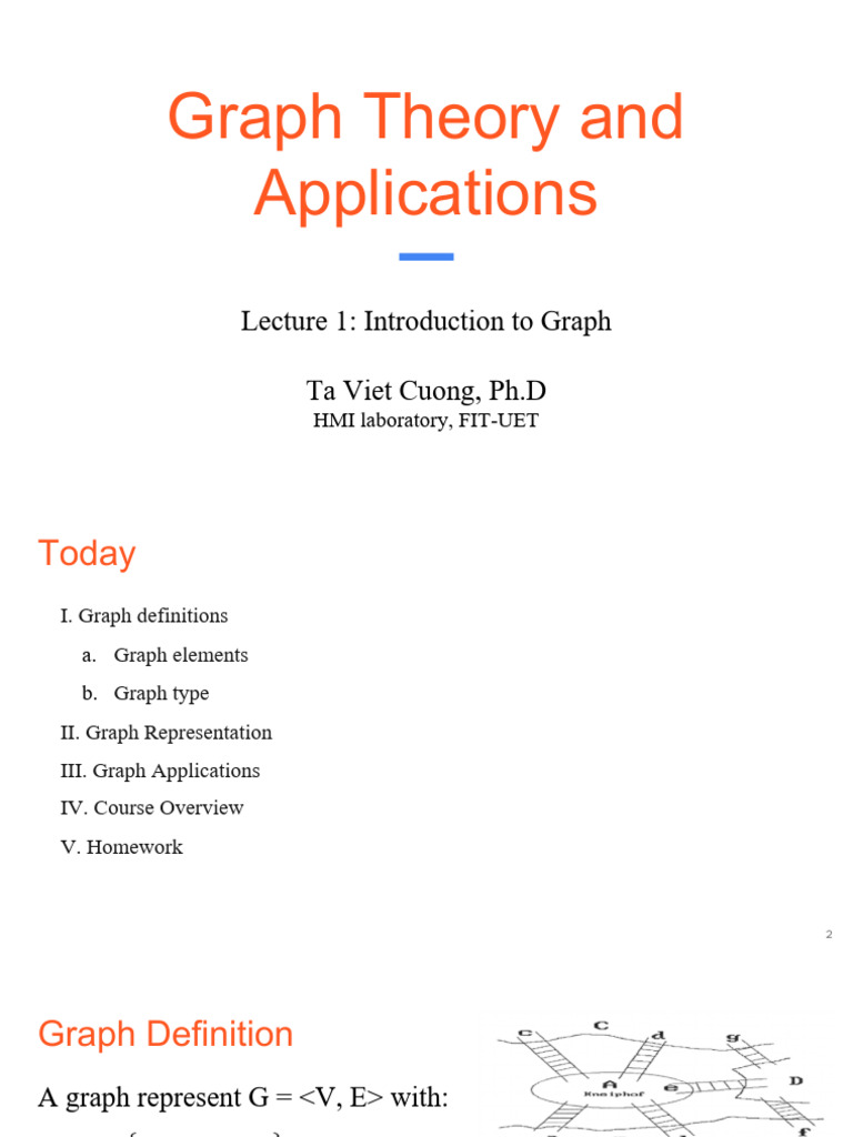 Introduction to Graph Theory Concepts | PDF | Graph Theory | Applied ...