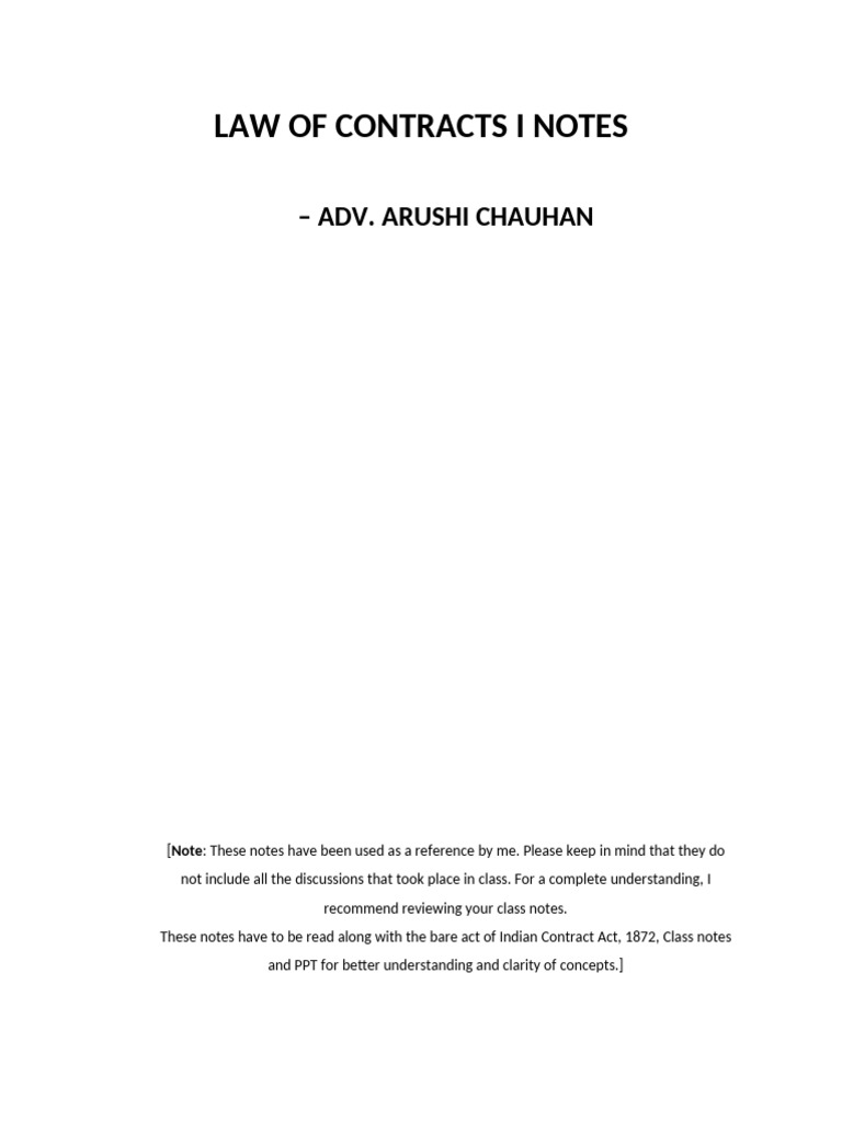 Indian Contract Law: Fraud & Misrepresentation | PDF ...