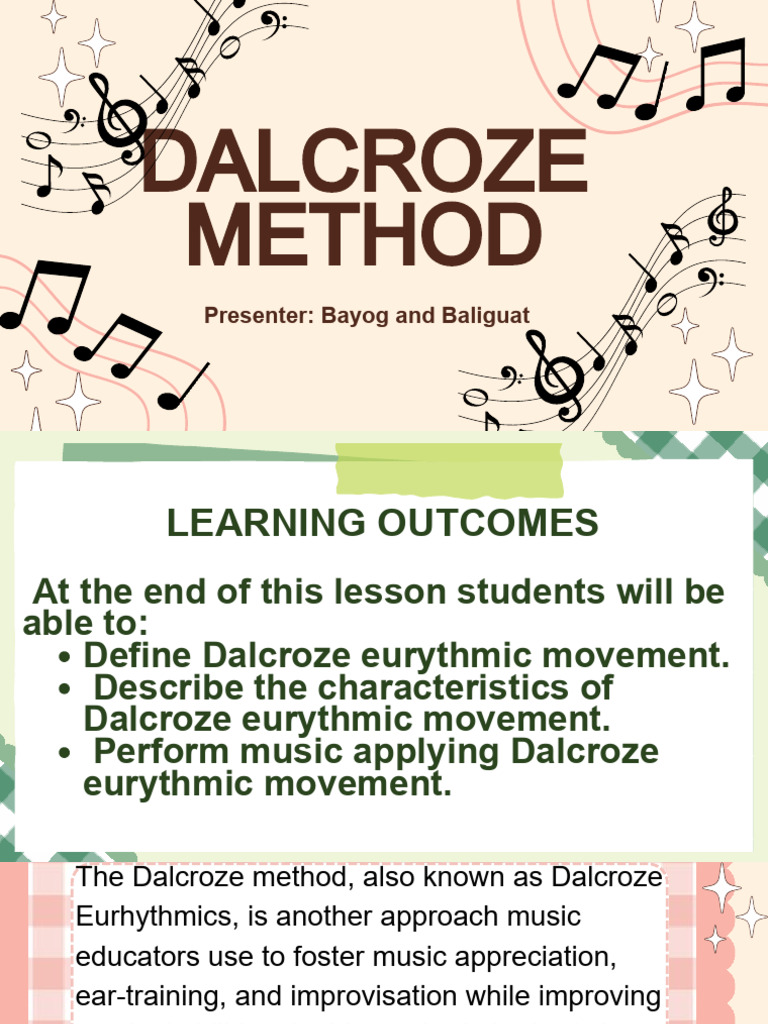 Understanding the Dalcroze Method | PDF | Musicology | Performing Arts