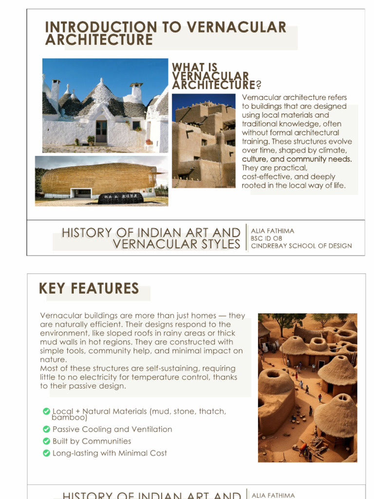 Understanding Vernacular Architecture | PDF