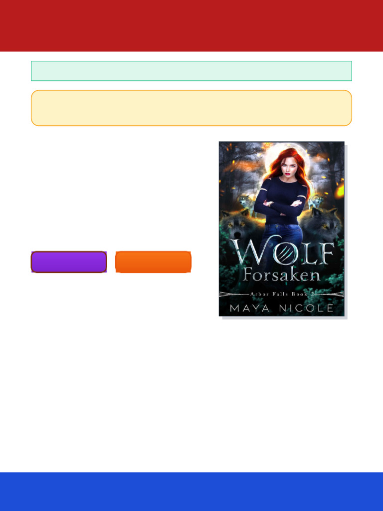 Wolf Forsaken (Arbor Falls #2) 1st Edition Maya Nicole ebook always ...