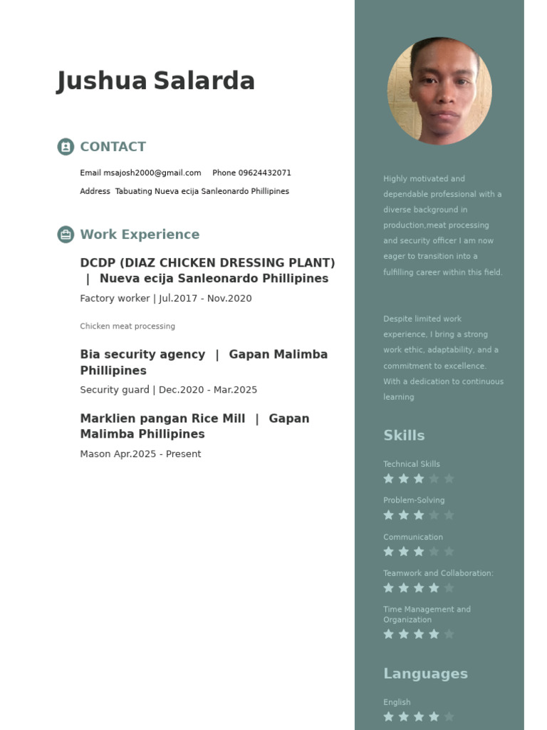 1my Resume1.1 | PDF