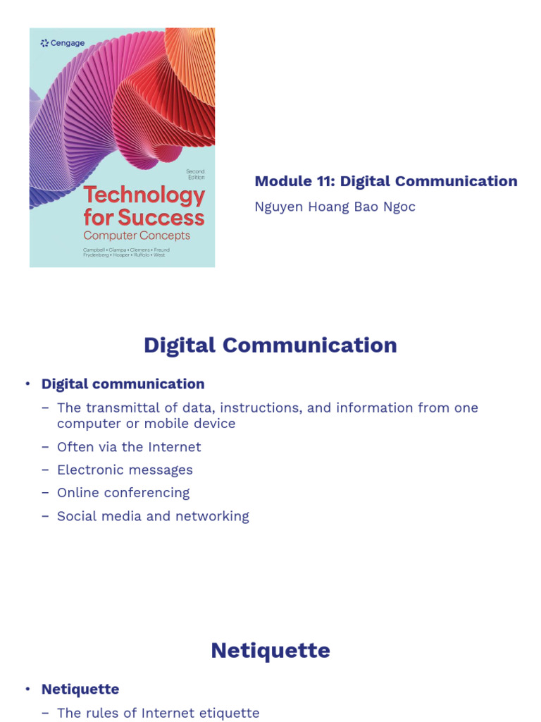 Digital Communication Essentials Guide | PDF | Blog | Internet