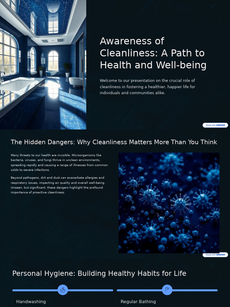 Awareness of Cleanliness A Path To Health and Well Being | PDF ...