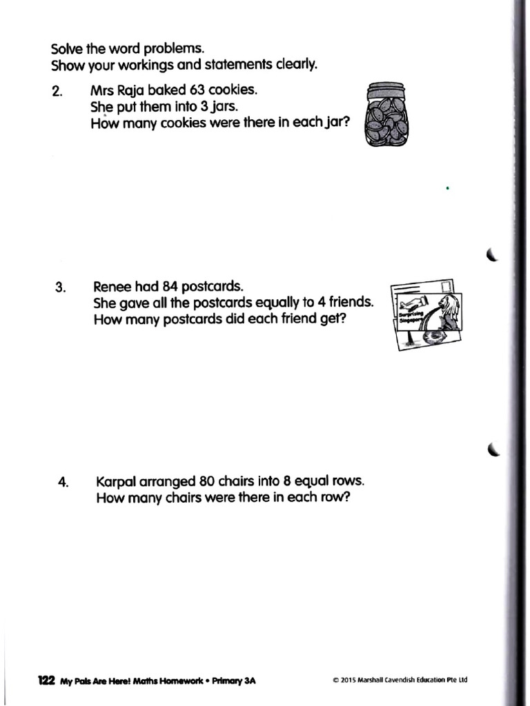 Division Word Problems | PDF