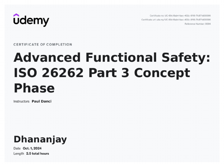 Advance Functional Safety- IsO 26262 Part3 Concept Phase | PDF