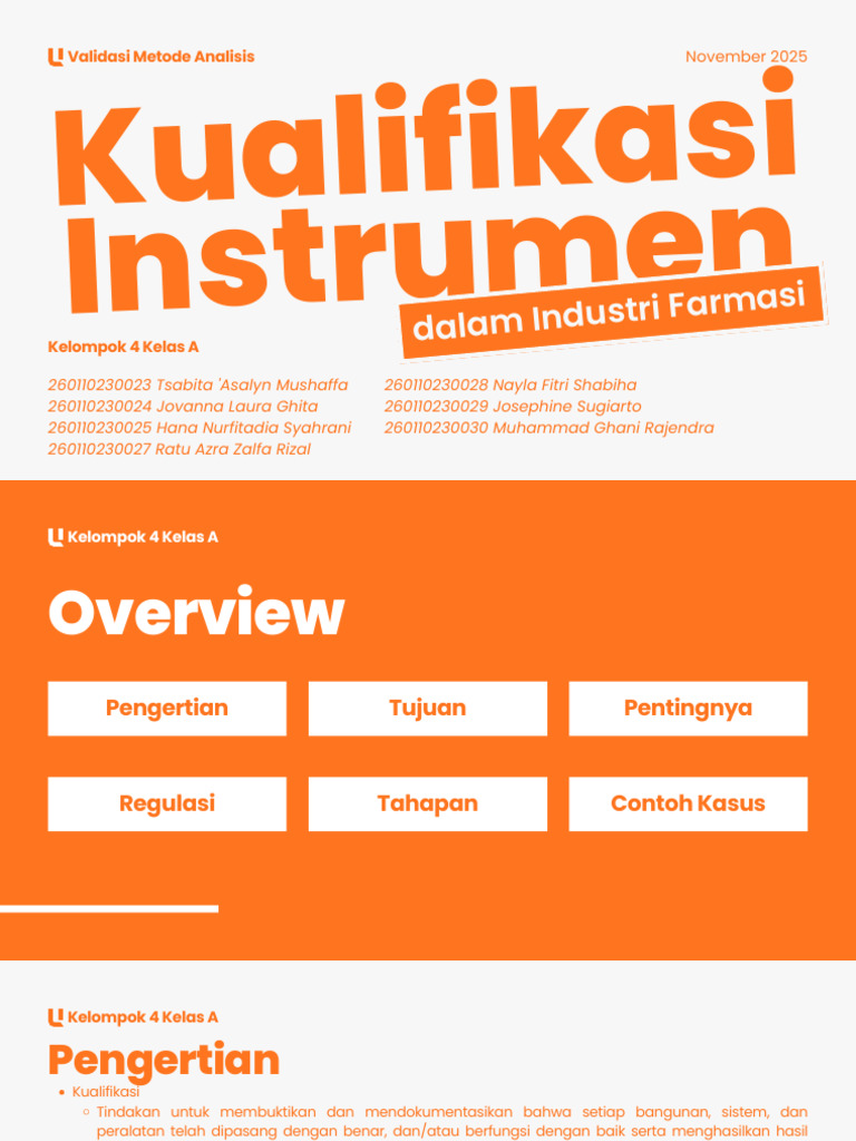 Kualifikasi Instrumen Farmasi: Proses & Regulasi | PDF