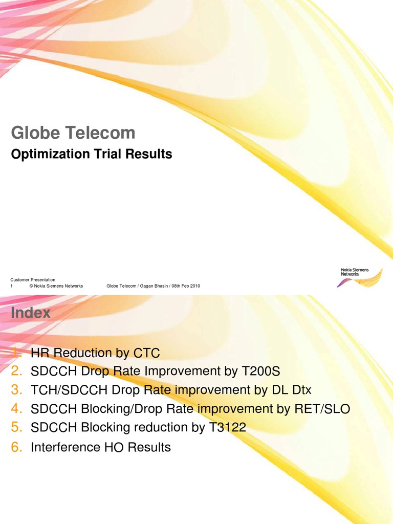 2G Optimization Trial Report | PDF | Radio Technology | Electronics