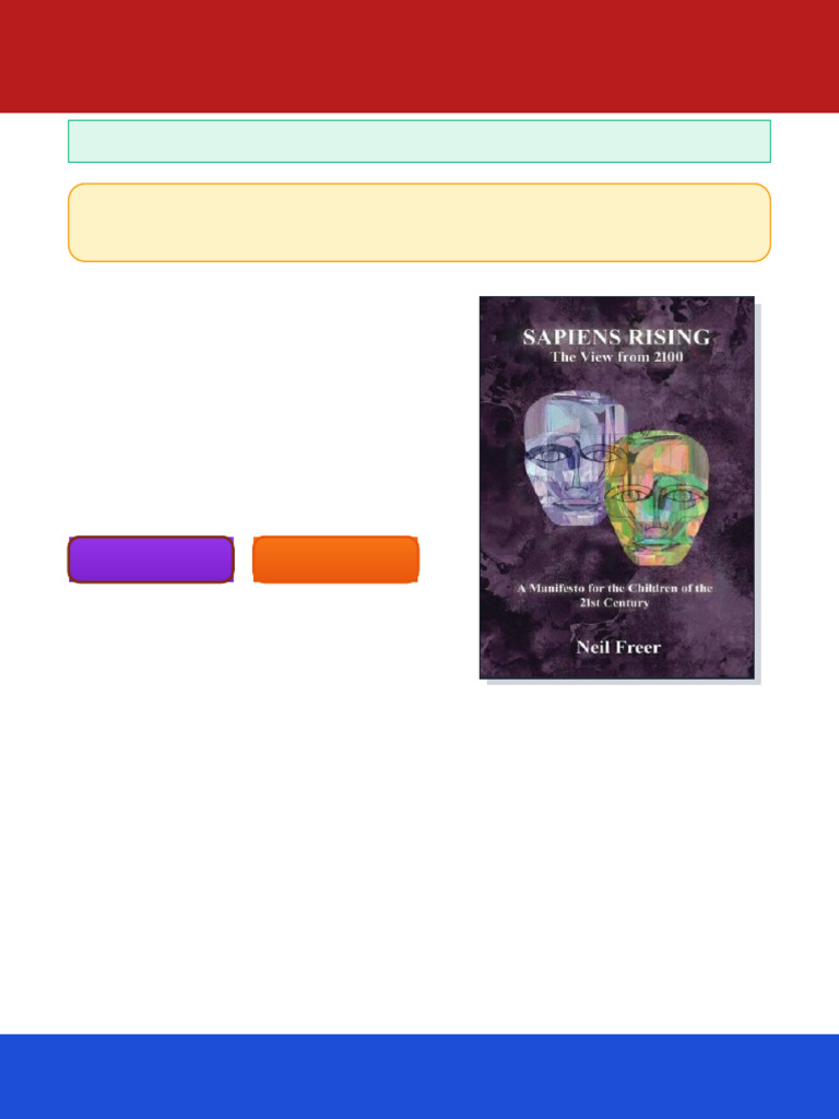 Sapiens Rising The View from 2100 Neil Freer ebook insider edition ...