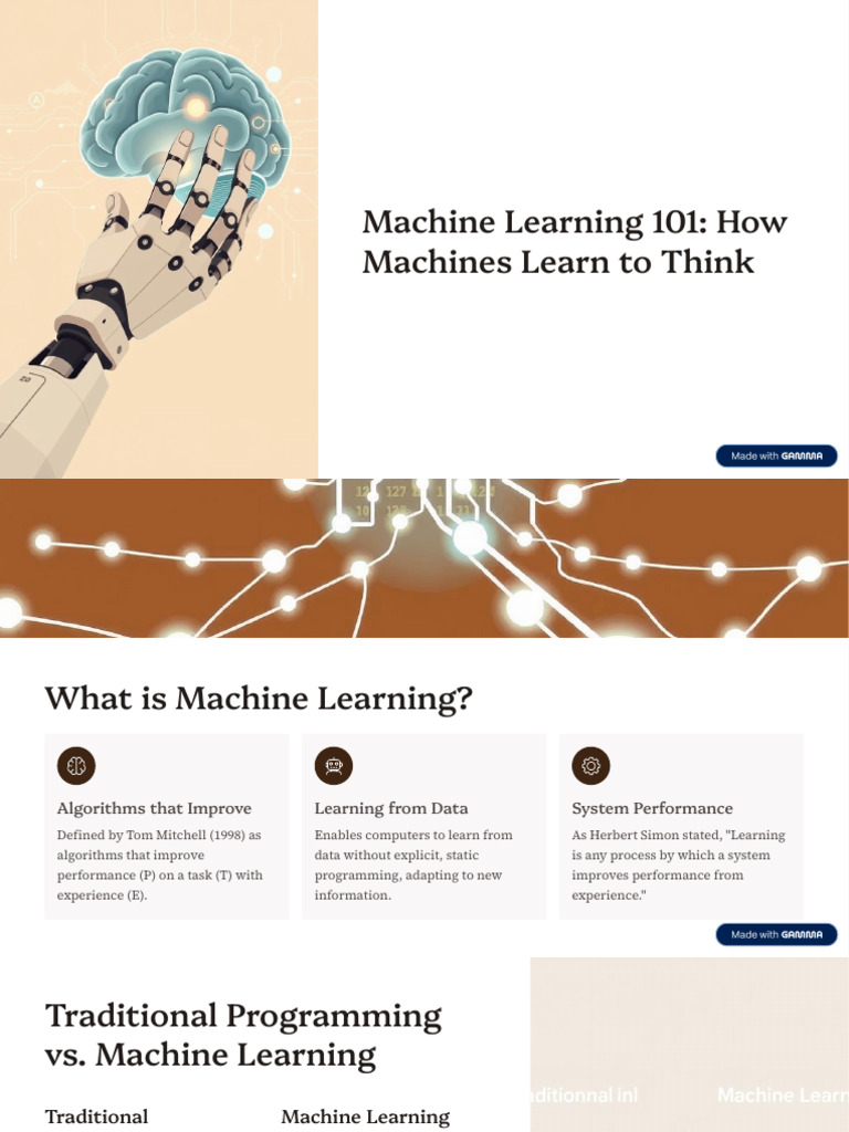 Machine Learning 101 How Machines Learn to Think | PDF | Machine ...