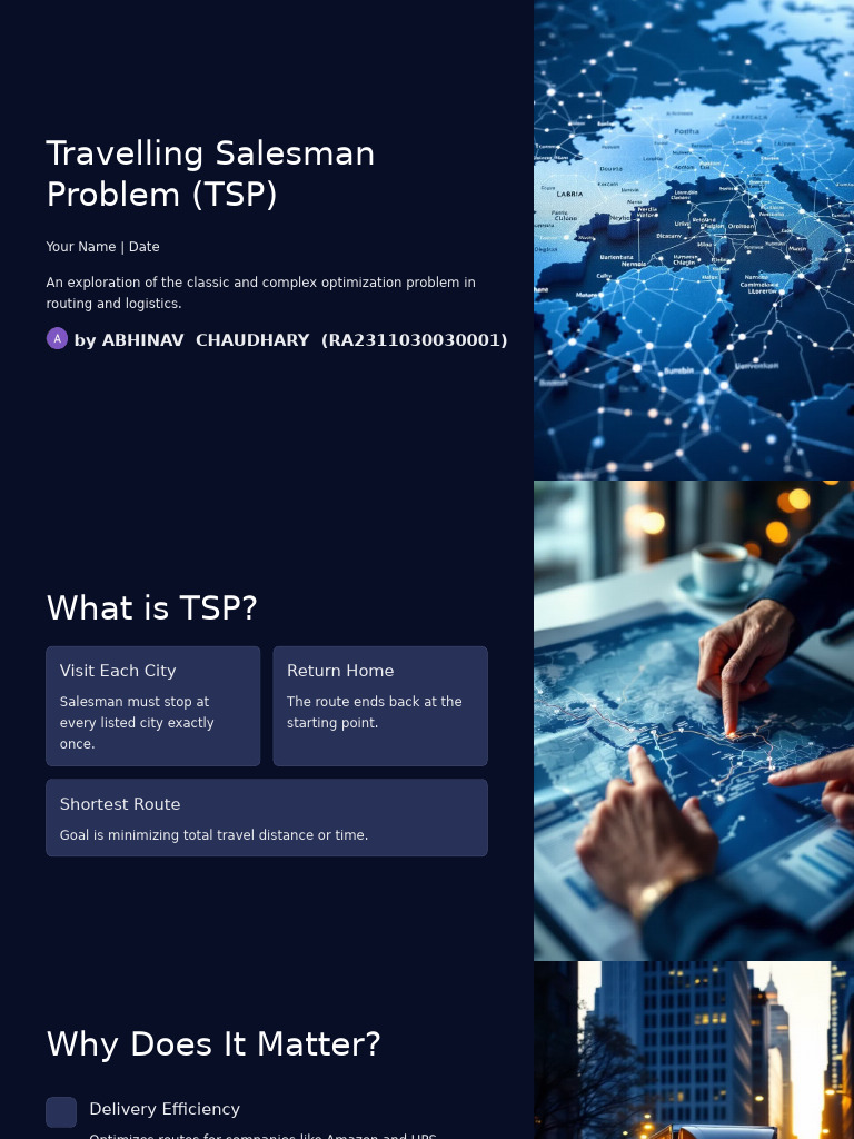 Travelling Salesman Problem TSP | PDF | Applied Mathematics | Algorithms
