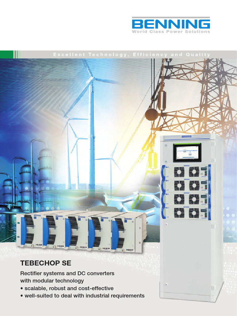 Modular DC Rectifiers for Industry | PDF | Mains Electricity | Rectifier