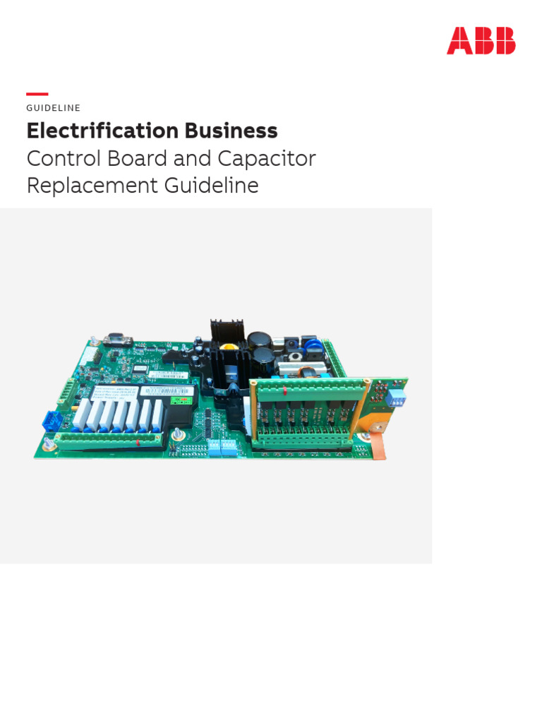 1114-Control Board and Capacitor Replacement Guideline | PDF ...