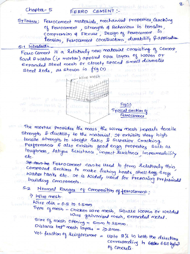Ferro Cement | PDF