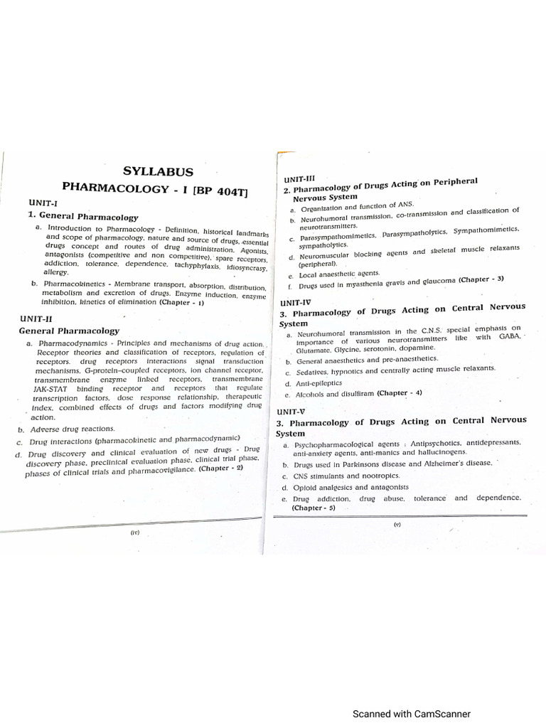 Sem-4 Pharmacology TCA Book | PDF