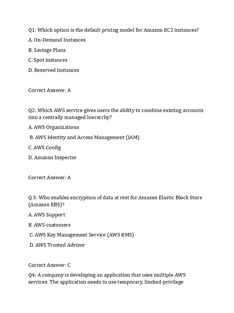 CodeTantra Mock Test 1 Solutions | PDF | Amazon Web Services | Cloud ...