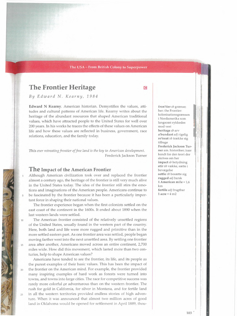 American Frontier's Impact on Values | PDF | Frontier | American Frontier
