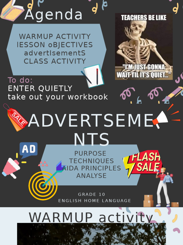 Grade 10 Advertising Lesson Plan | PDF