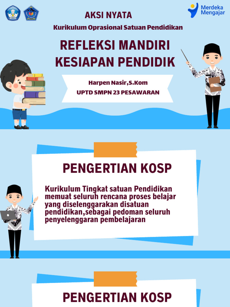 Refleksi Kesiapan Pendidik dengan 6 Topi | PDF