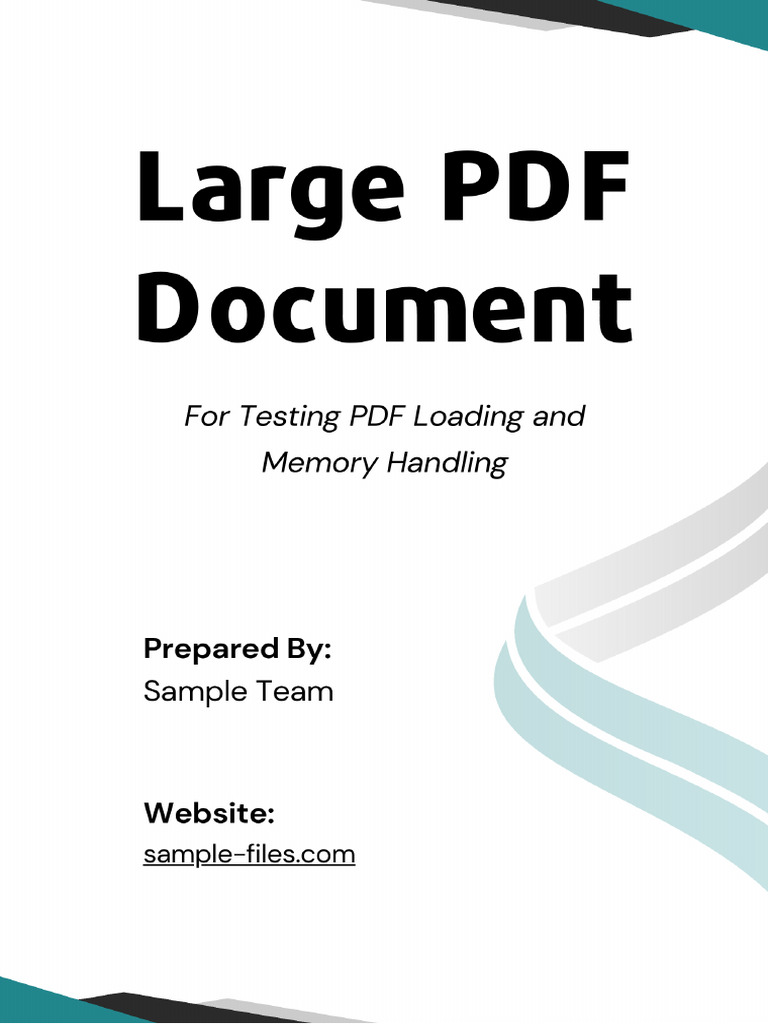 Large PDF Document (A4 Size) - Sample-Files - Com - Large | PDF