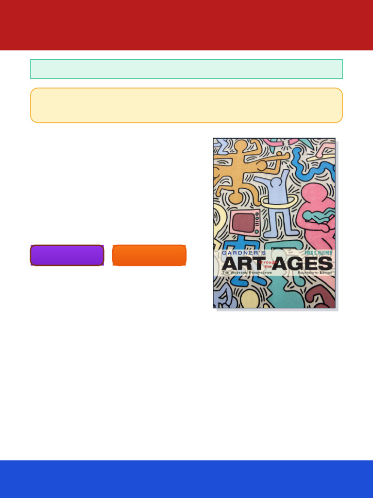 Gardner S Art Through The Ages The Western Perspective Fourteenth ...