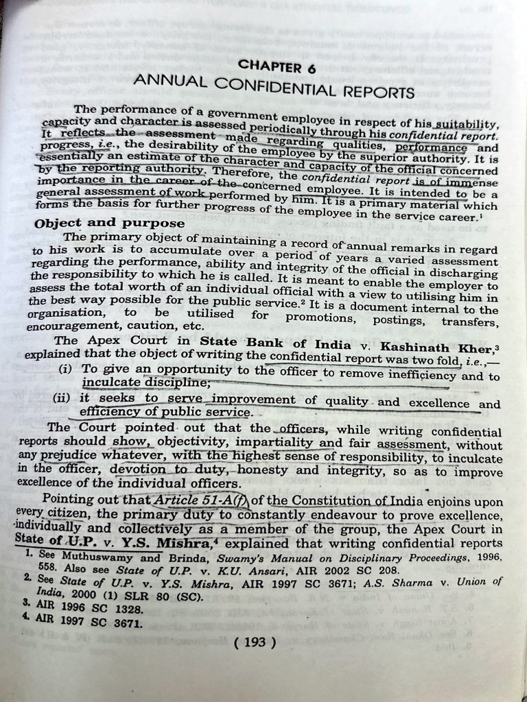 Annual Confidential Reports | PDF