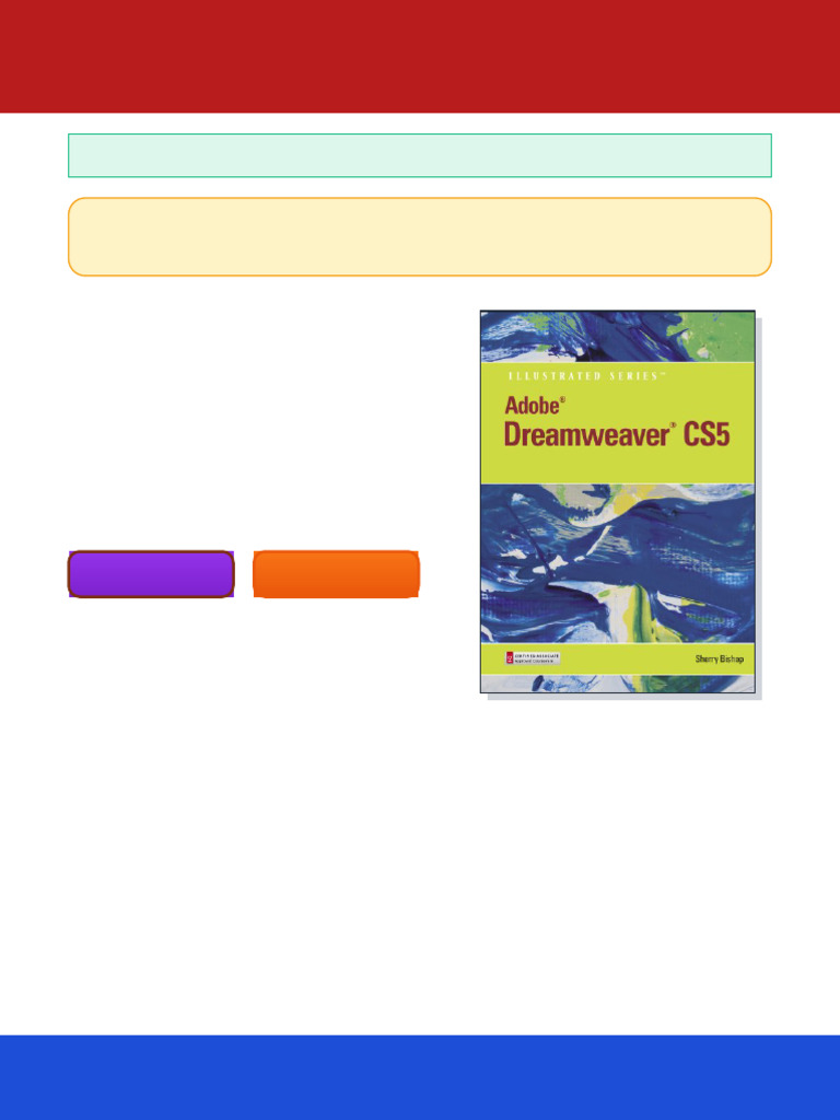 Adobe Dreamweaver CS5 Illustrated Book Only Illustrated Series 1st ...