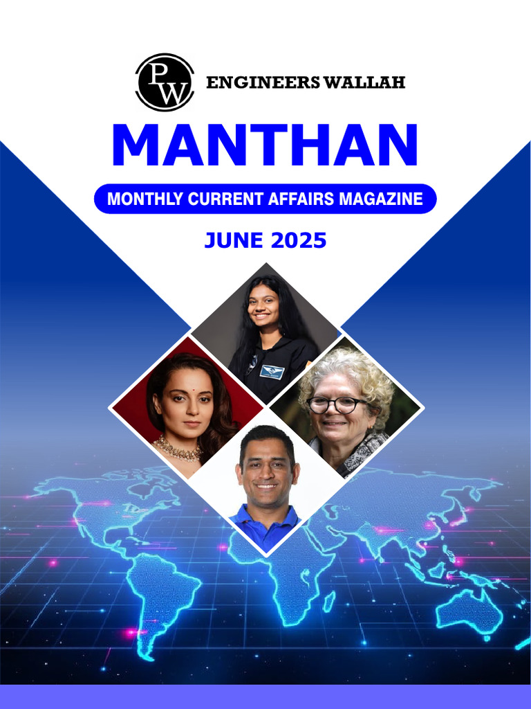 Currrent Affairs Magazine Notes (June 2025) | PDF