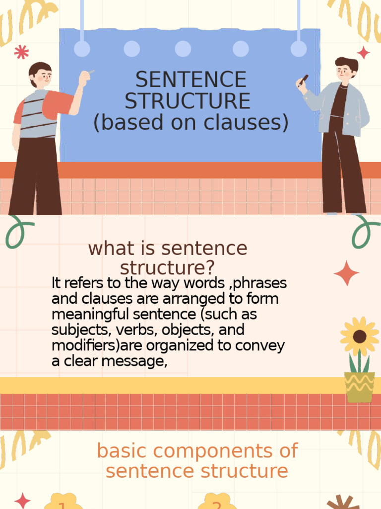 Understanding Sentence Structure Basics | PDF