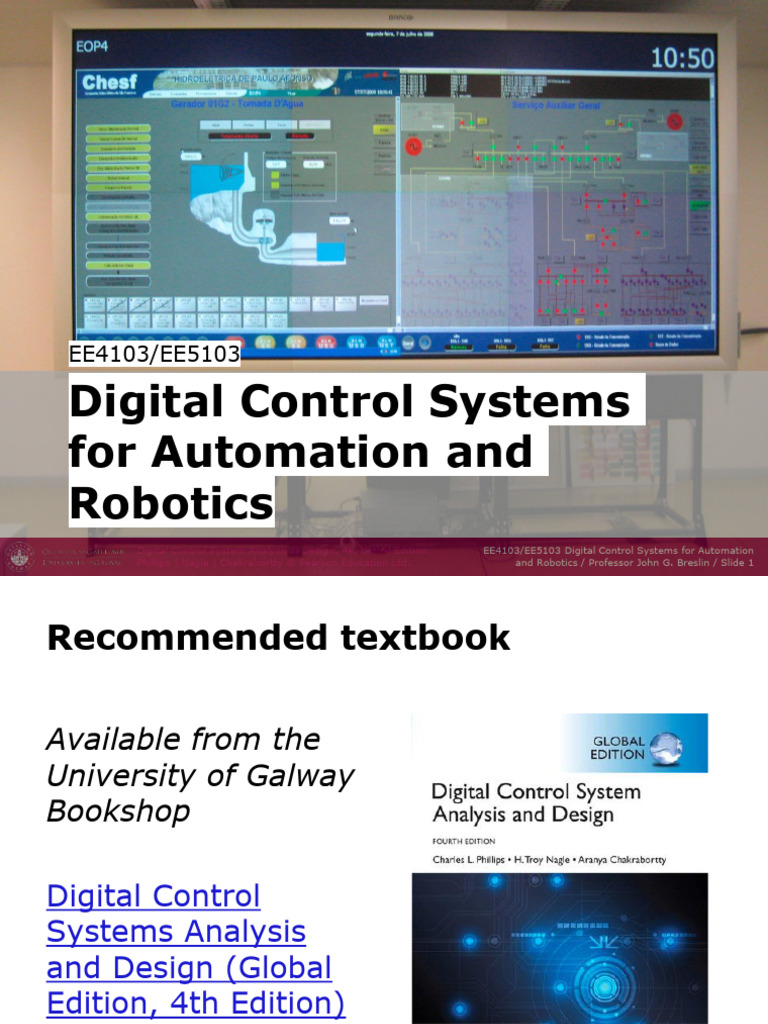 Digital Control Systems for Robotics | PDF | Control Theory | Analog To ...