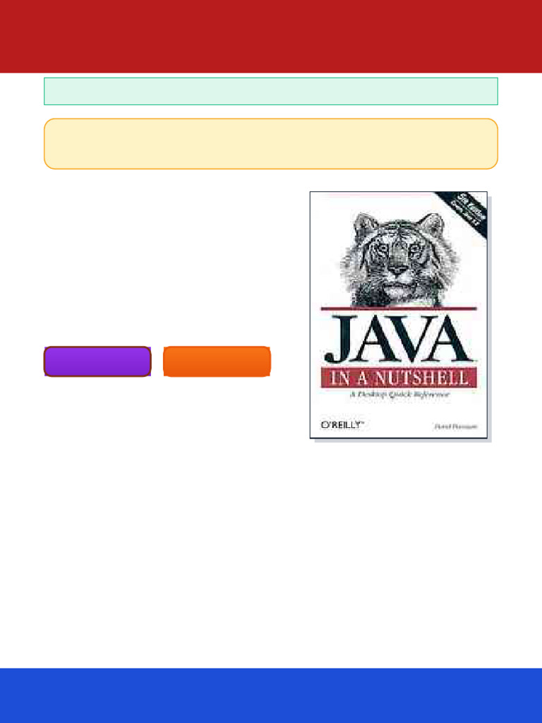 Java in A Nutshell 2nd Ed Edition David Flanagan Ebook All in One ...