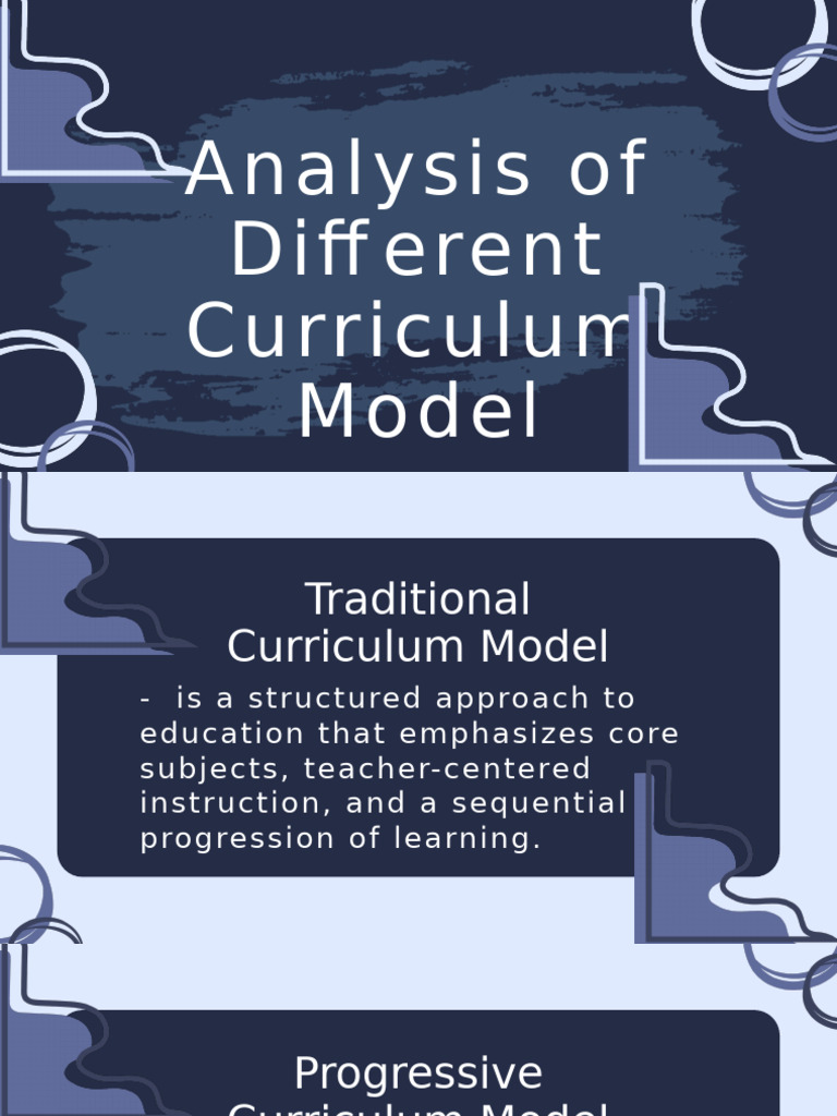 Overview of Curriculum Models | PDF