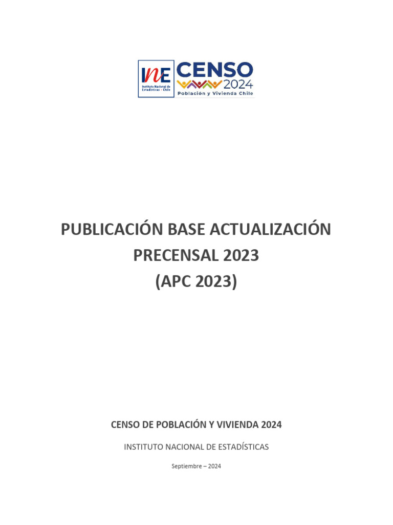 Capas Geográficas del APC 2023 para Censo 2024 | PDF | Censo
