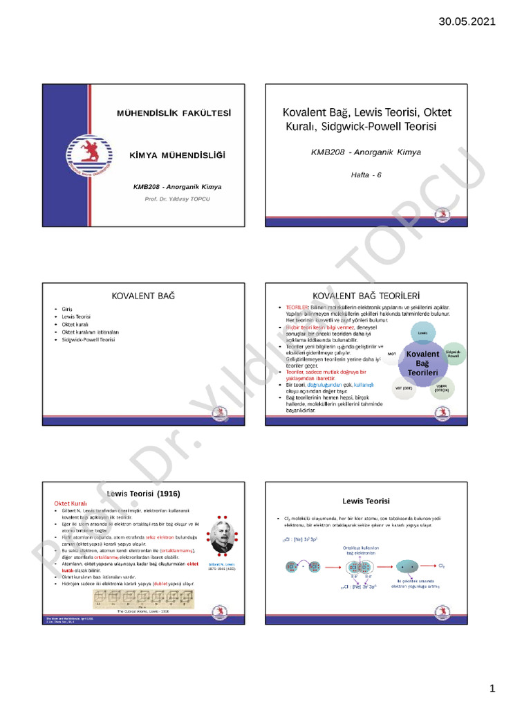 Kovalent Bag Teorileri 1 Web | PDF