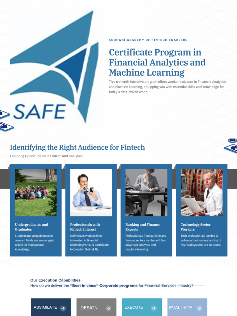 SAFE Financial Analytics and Machine learning | PDF | Machine Learning ...
