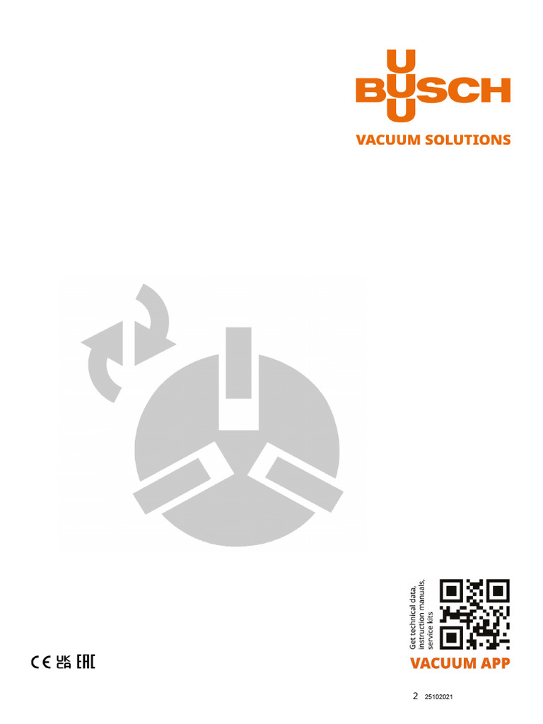 Busch Instruction Manual R5 PB PC 0008 C - EN - en | PDF | Pump | Vacuum