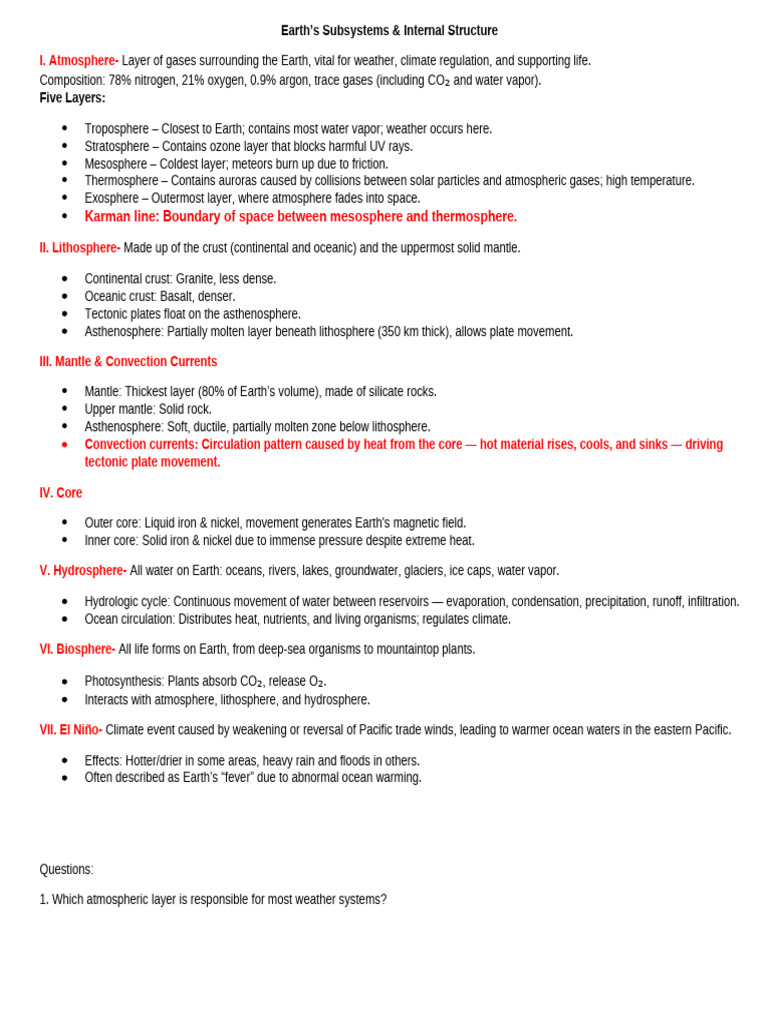 103 and 106 Activity | PDF | Earth | Atmosphere Of Earth