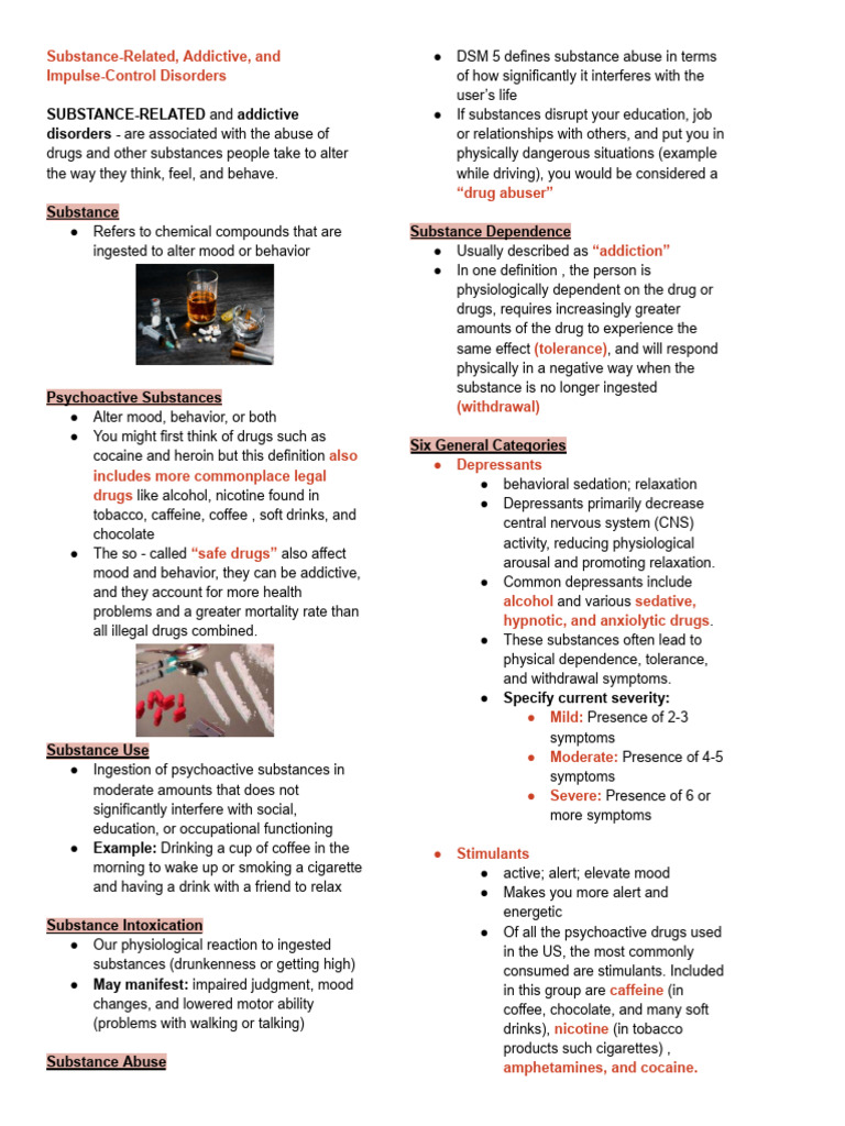 Understanding Substance Use Disorders | PDF | Psychoactive Drugs ...