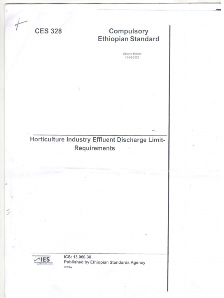 Ces 328 Waste Water | PDF