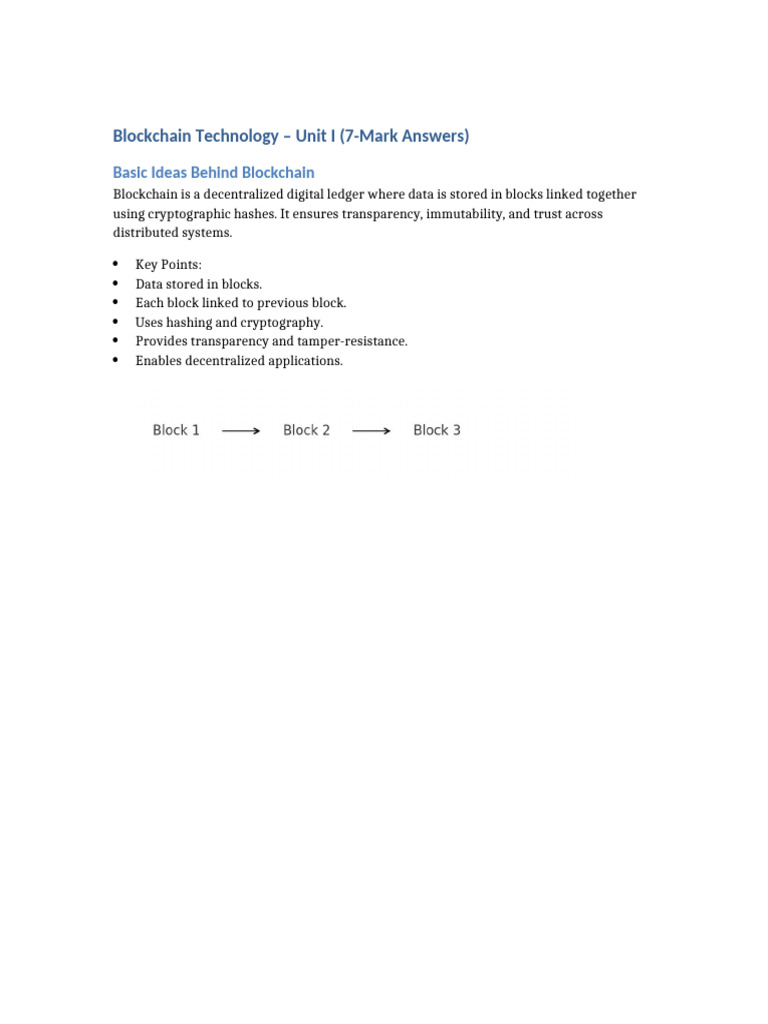 Understanding Blockchain Basics | PDF