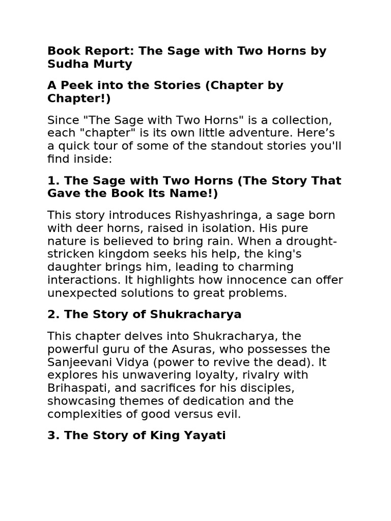 Insights from "The Sage with Two Horns" | PDF