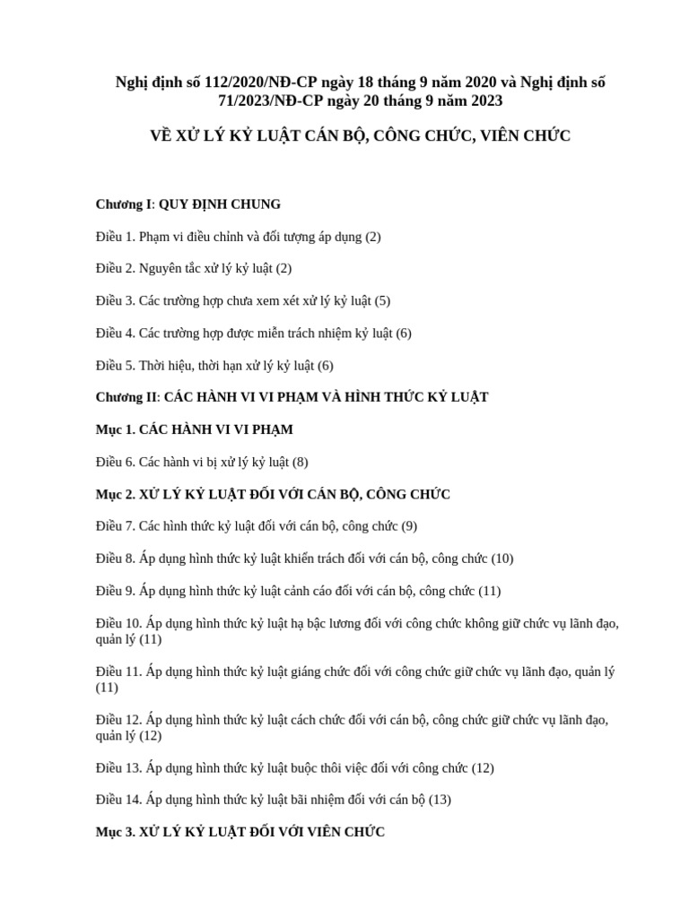 NĐ 112-2020-NĐ-CP_Xu ly ky luat CB,CC,VC_Danh so trang | PDF