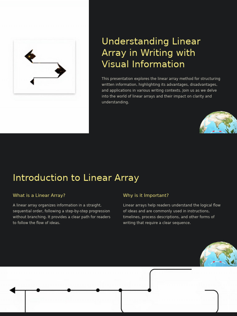Understanding Linear Array in Writing With Visual Information 1 | PDF ...