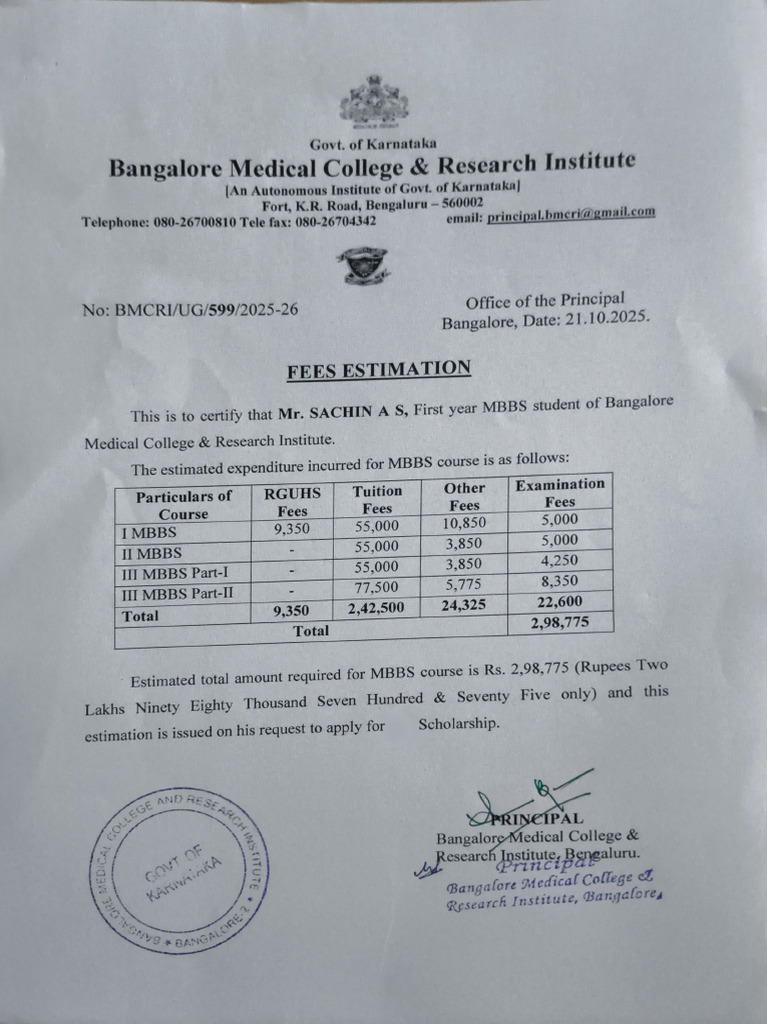 Fees Structure | PDF
