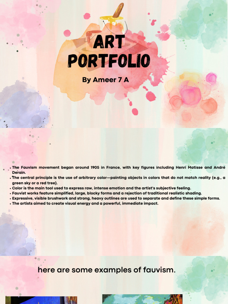 Fauvism Art Techniques and Insights | PDF