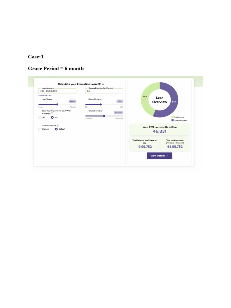 EMI Calculator Casesupdated | PDF